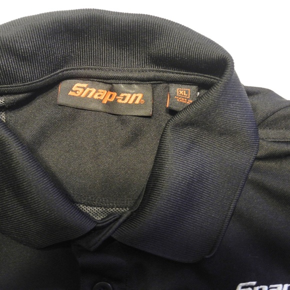 Snap On | Shirts | Snap On Racing Black Polo Shirt Sz Xl | Poshmark